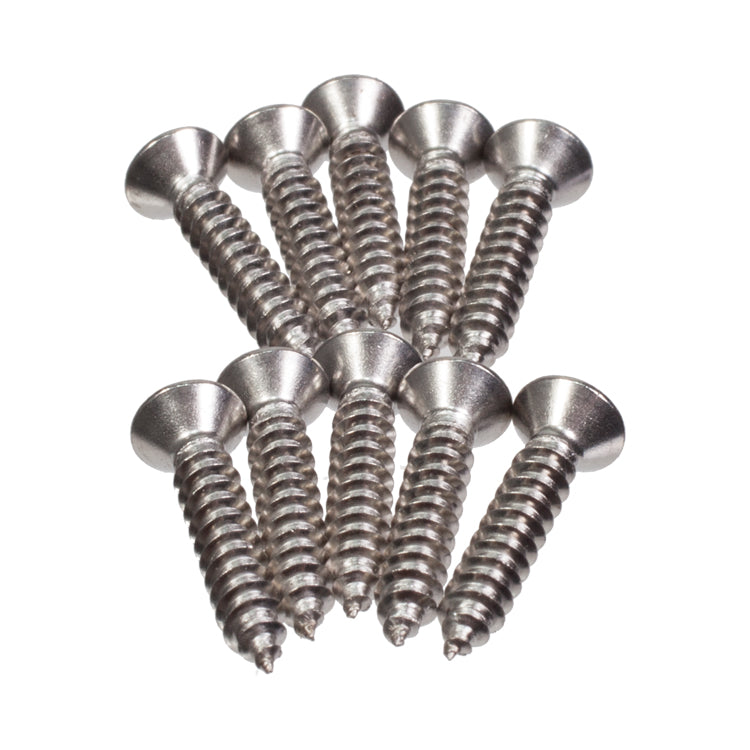 Trim Screw Pack 5/8", Pack Of 10 Trim Screw - Stainless Steel, Slotted ...